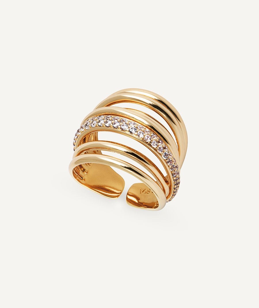 Ring Oli with zirconia | Vidal & Vidal – VIDAL & VIDAL
