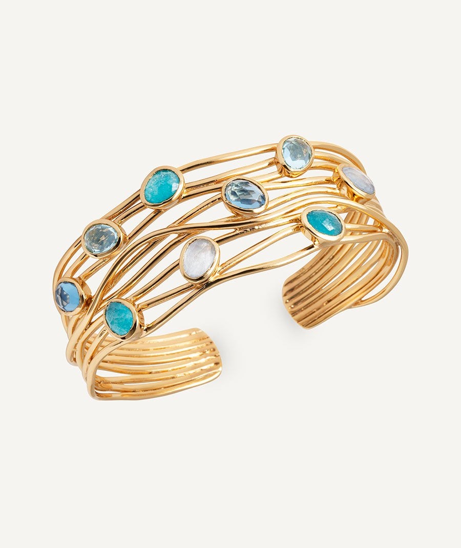 Aqua Bracelet with Natural Stones | VIDAL & VIDAL