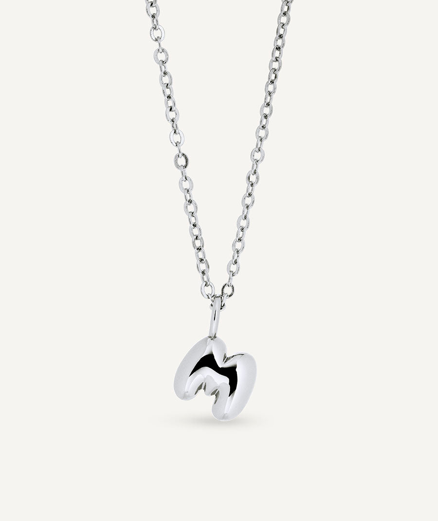 Pendant with plain elementary letter M | VIDAL & VIDAL